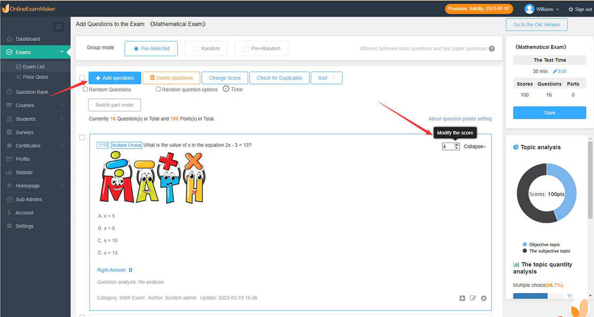 How to Make A Timed Quiz Online | OnlineExamMaker