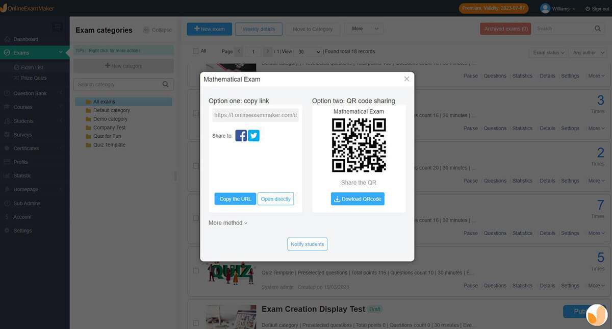 How to Create A Math Test Online | OnlineExamMaker