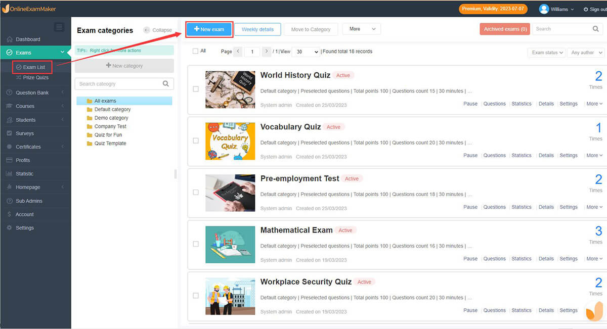 How to Create A Mock Test Online | OnlineExamMaker