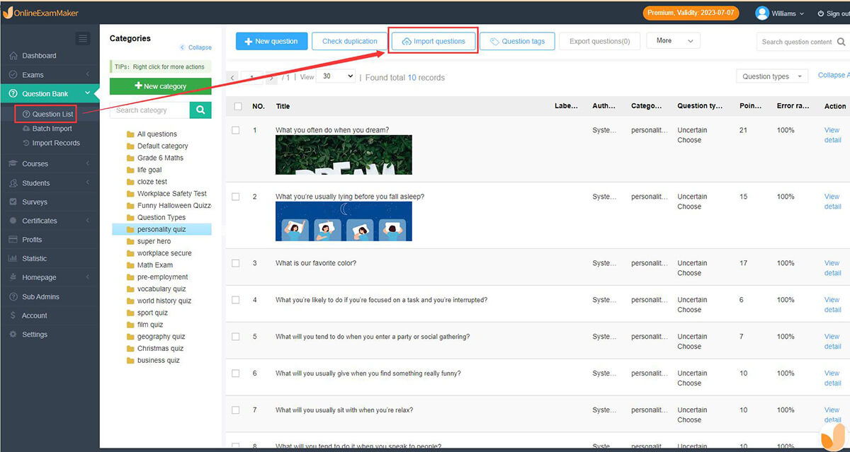 How to Create A Quiz for Whatsapp | OnlineExamMaker
