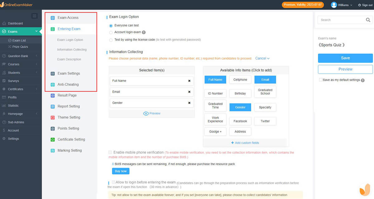 How to Create an Online Family Quiz | OnlineExamMaker