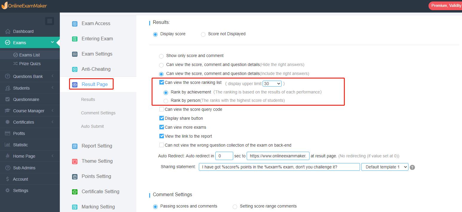 How to view the real-time ranking list? - OnlineExamMaker Blog
