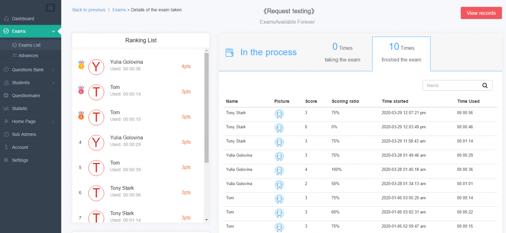 Free online examination system recommendation-study and practice ...