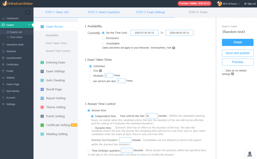 Which is the best online testing software for random test ...