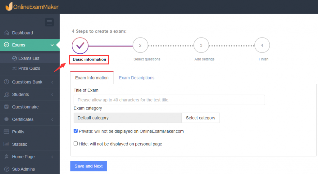 Build an Online Exam with Our Software—Online Exam Maker ...