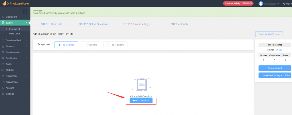 Build an Online Exam with Our Software—Online Exam Maker ...