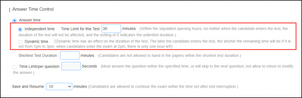 Time Setting of Online Examination Software - OnlineExamMaker Blog